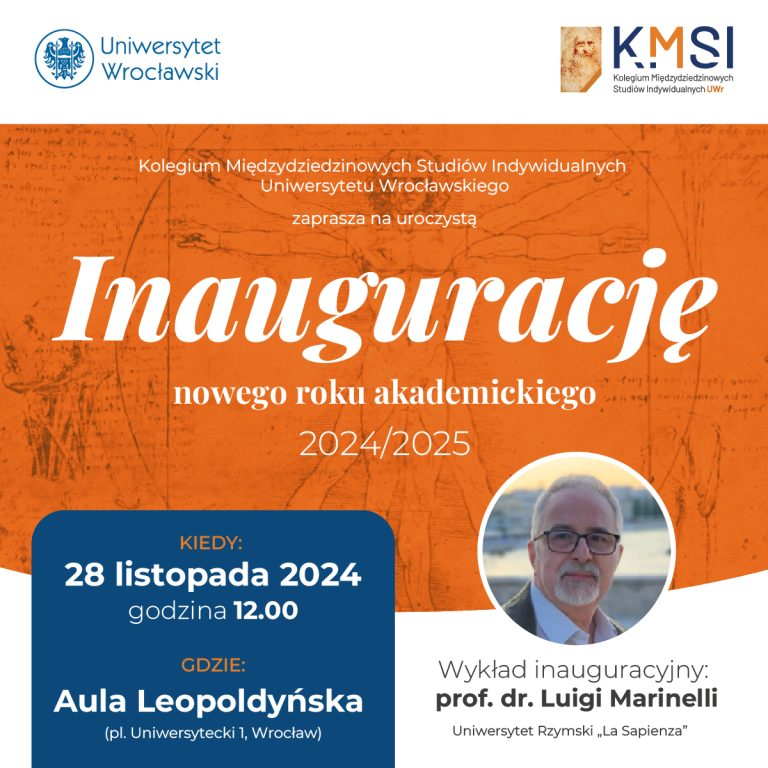 Uroczysta inauguracja roku akademickiego 2024/2025 w Kolegium MSI - Uniwersytet Wrocławski